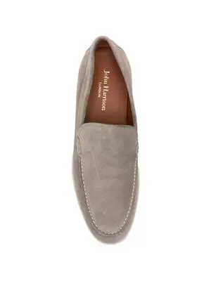 JOHN HARRISON Suede Slip-on Loafers