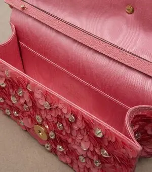 Valentino Garavani Locò Small Sequined Shoulder Bag