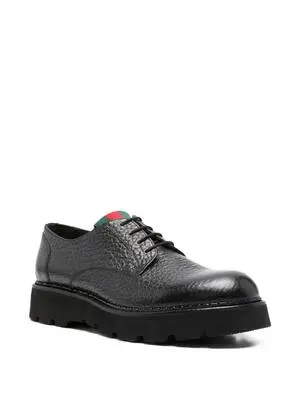 JOHN HARRISON Pebbled-effect Derby Shoes