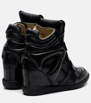 Isabel Marant Étoile Bekett Leather Sneakers - Black