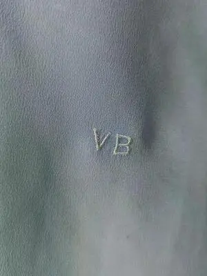 Victoria Beckham Silk Logo-embroidered Blouse