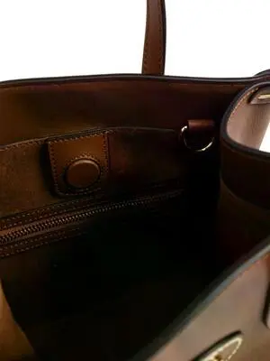 Valentino Garavani Vlogo Leather Tote Bag