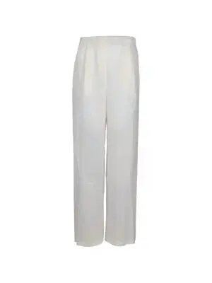 LA ROSE Silk Trousers