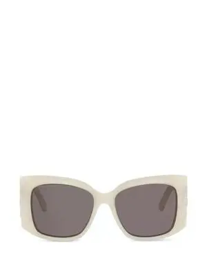 Balenciaga Oversized-frame Sunglasses - Neutrals