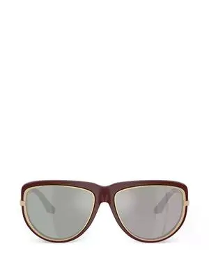 Burberry Pilot Frame Sunglasses - Red
