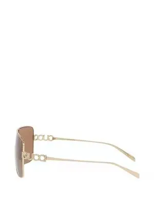 Gucci Crystal Embellished Irregular Frame Sunglasses