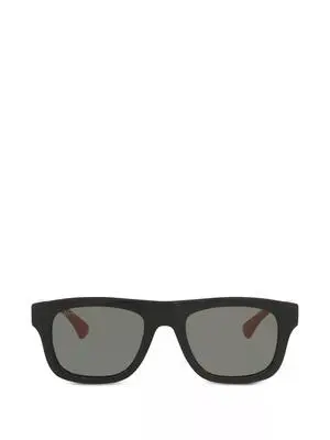 Gucci Rectangle-frame Sunglasses - Black