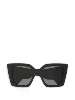 Gucci Geometric-frame Sunglasses - Black