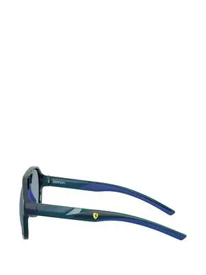 SCUDERIA FERRARI Pilot Frame Sunglasses With Double Bridge
