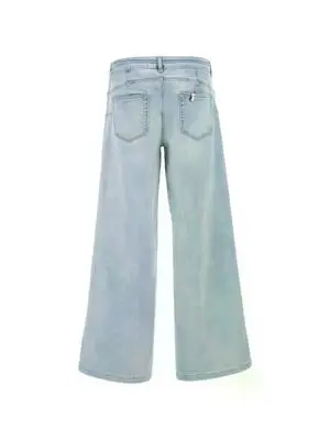 Liu Jo Faded Effect Wide-leg Jeans
