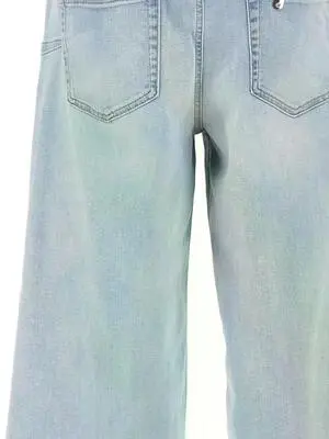 Liu Jo Faded Effect Wide-leg Jeans