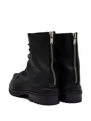 424 Lace-up Rear-zip Boots
