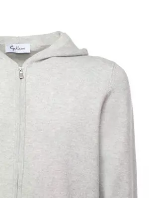 GALIANO Zip-up Knit Hoodie