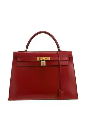 Hermès 1995 32 Kelly Handbag - Red
