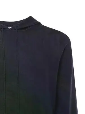 GALIANO Fine-knit Virgin-wool Hoodie