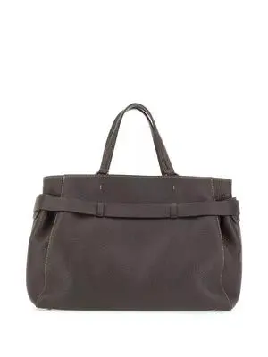 GIANNI CHIARINI Miranda Knotted Leather Tote Bag