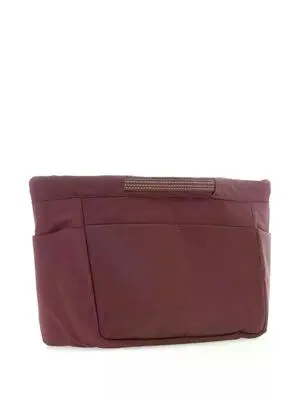 GIANNI CHIARINI Contrast Stitching Clutch Bag