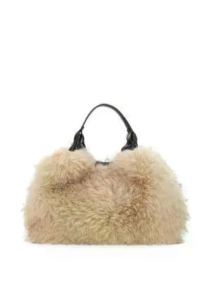 GIANNI CHIARINI Dua Faux-fur Tote Bag