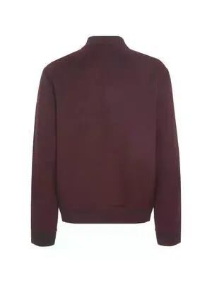 AMARANTO Ribbed-trim Zip-up Jacket