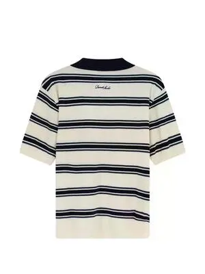 DUNST Striped Cotton Polo Shirt