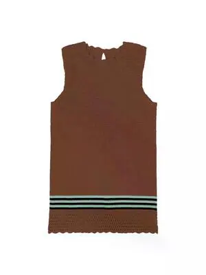 B.B. WALACE Crochet Knit Tank Top