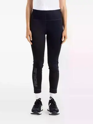 Moncler Logo-print Leggings - Black