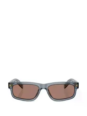 Prada Rectangle Frame Sunglasses - Blue