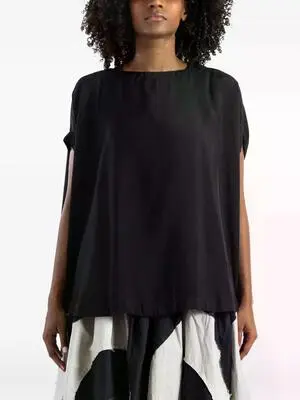 CASEY CASEY Tulipy Francesca Top - Black