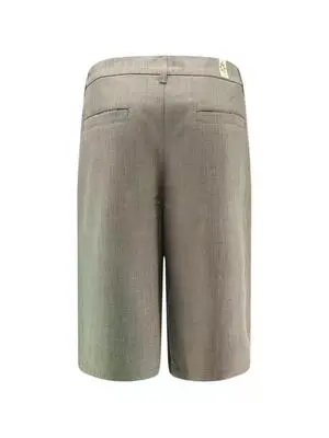 WOODBIRD Pleated Bermuda Shorts