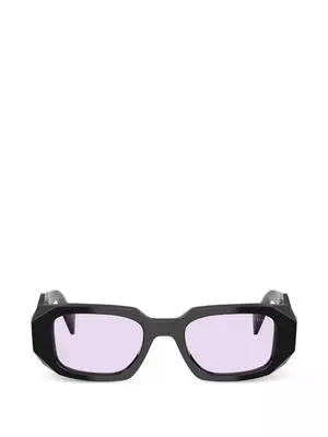 Prada Rectangle Frame Sunglasses - Black