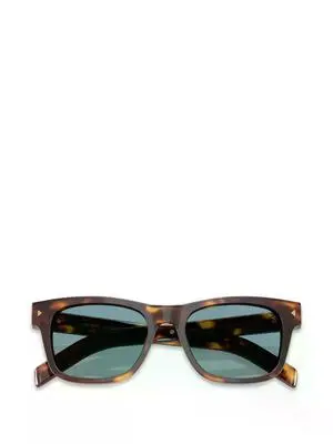 Prada Tortoise Rectangle Frame Sunglasses