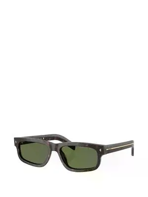 Prada Rectangle Frame Sunglasses - Brown