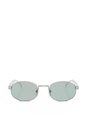 Prada Oval-frame Sunglasses - Silver