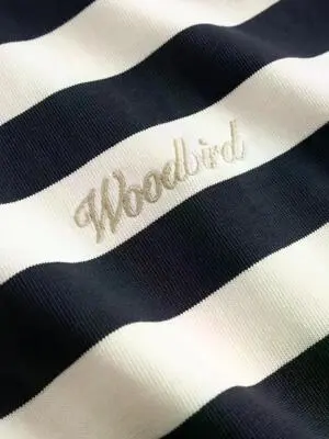 WOODBIRD Striped Beam T-shirt