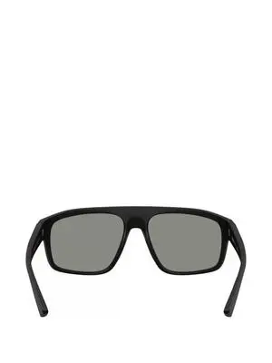 Prada Geometric Frame Sunglasses - Black