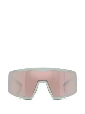 Prada Shield-frame Sunglasses - Green