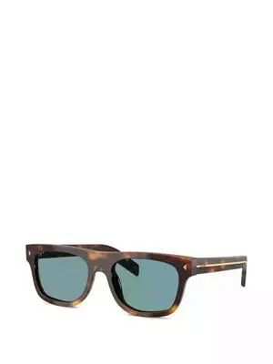 Prada Tortoiseshell-effect Rectangle-frame Sunglasses
