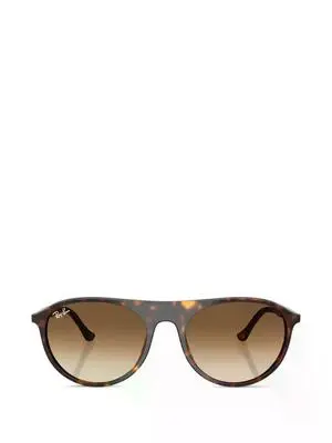 Ray-ban Tortoiseshell Effect Sunglasses - Brown