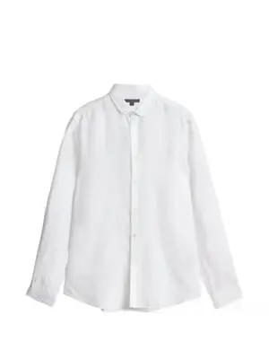 John Varvatos Orchard Club-collar Long-sleeve Shirt - White