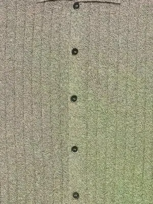 Barena Venezia Ribbed-knit Short-sleeve Shirt