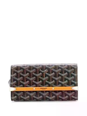 Goyard Monte Carlo Clutch With Strap - Black