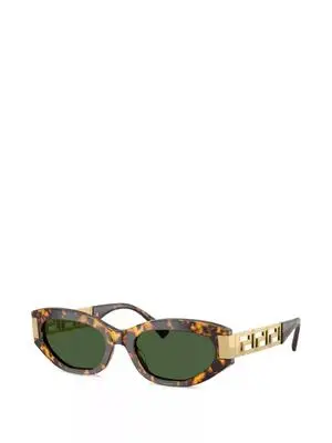 Versace Tortoiseshell-effect Sunglasses - Brown