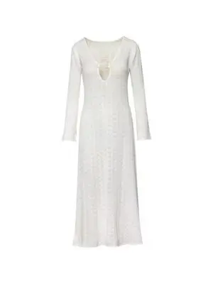 BAOBAB Moon Ring Detail Maxi Dress - Neutrals