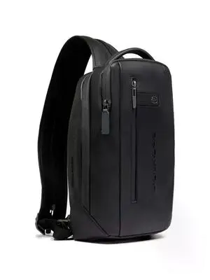 PIQUADRO Convertible Leather Backpack