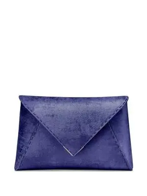 Tyler Ellis Lee Pouchet Envelope Clutch Bag - Blue