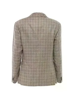 Corneliani Checked Single-breasted Blazer