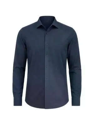 KIRED Long-sleeve Button-up Shirt - Blue