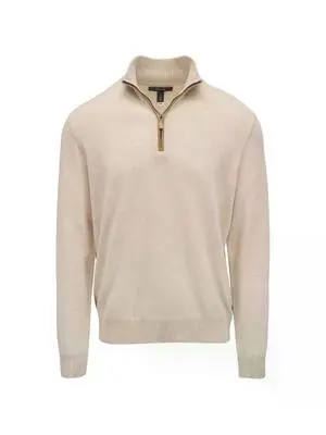Rlx Ralph Lauren Cashmere Half-zip Sweater - Neutrals
