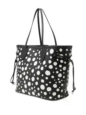 LOUIS VUITTON Yayoi Kusama Infinity Dots Monogram Empreinte Neverfull Mm Tote Bag