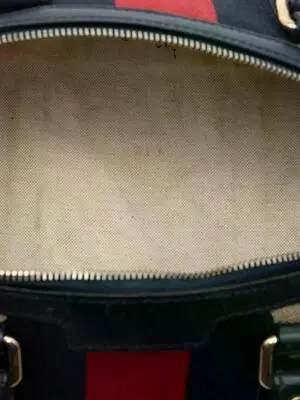 Gucci Small Gg Canvas Web Joy Boston Bag Satchel
